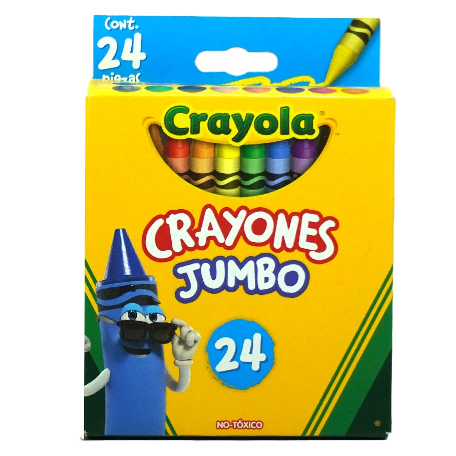 CRAYON CRAYOLA GRUESO C/24 MOD. 1430 – Papeleriastar