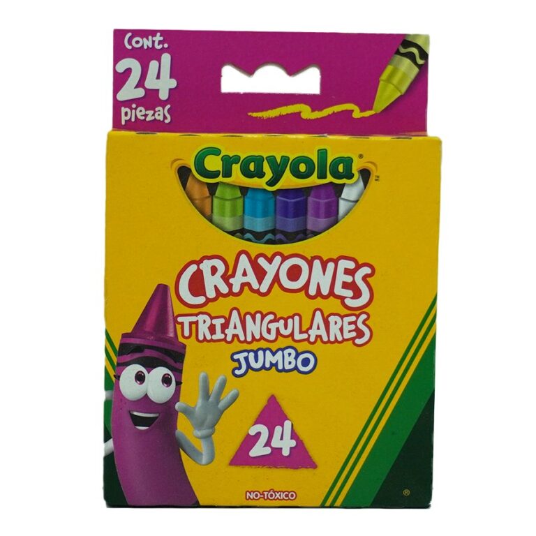 CRAYON CRAYOLA TRIANGULAR JUMBO C/24 MOD. 3249 – Papeleriastar