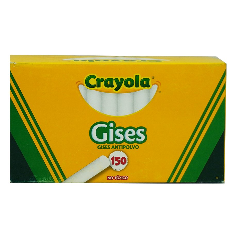 GIS BLANCO C/150 ANTIPOLVO CRAYOLA 2116 – Papeleriastar