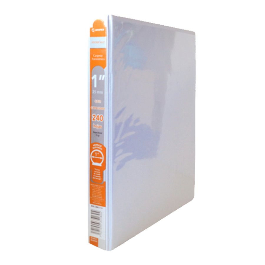 CARPETA ARGOLLAS “O” BLANCA 1″ DANPEX – Papeleriastar